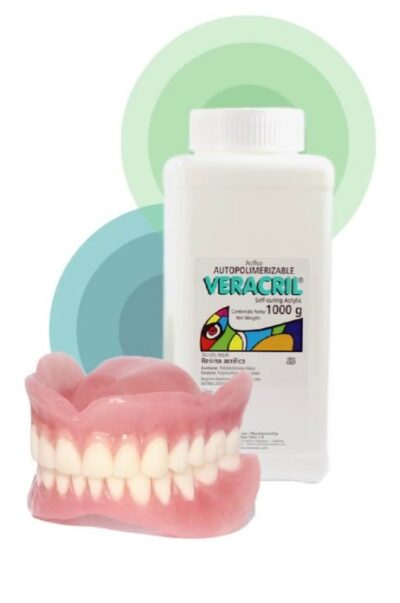 Acrilico polvo color rosado Veracril New Stetic Libra – Odontocosas