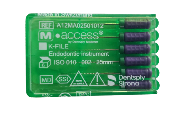 Limas Maillefer M-access 25mm 010 K-file – Odontocosas