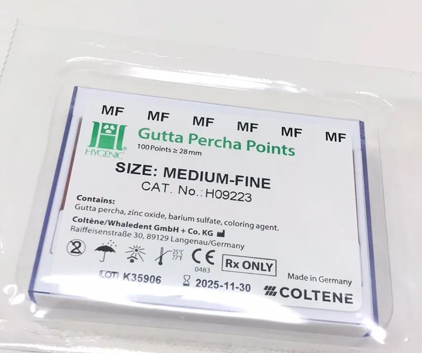 Guttapercha Hygenic Coltene accesorias Medium Fine – Odontocosas